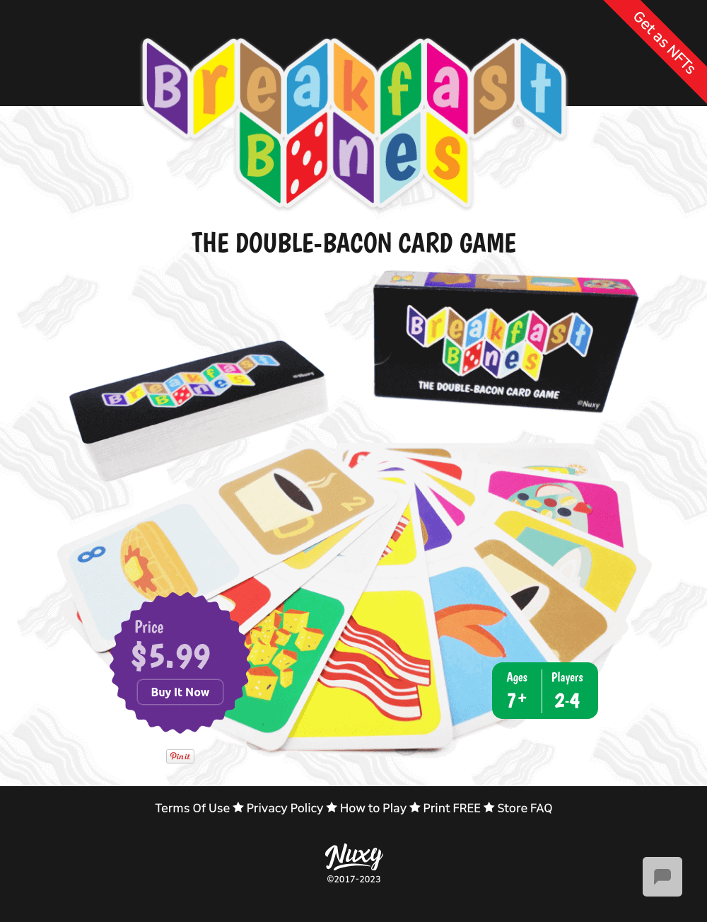 The Double-Bacon Card Game | Breakfast Bones